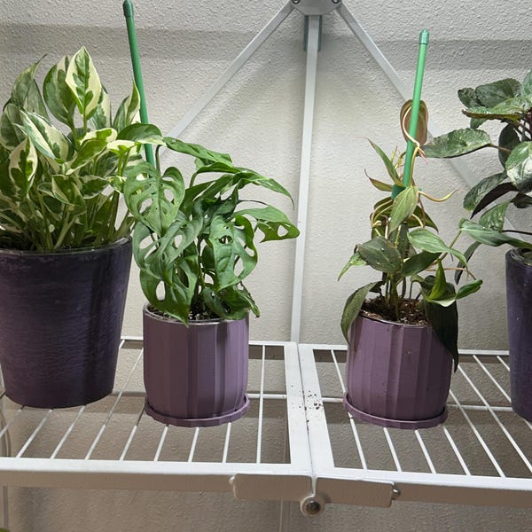 The Sphere Pot - 3D Printed Plant Pot With Integrated Drip Sleeve ...