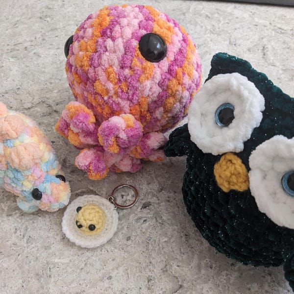 Mystery Plushie Box! Crochet Handmade Plushies Surprise Box/bag - Etsy