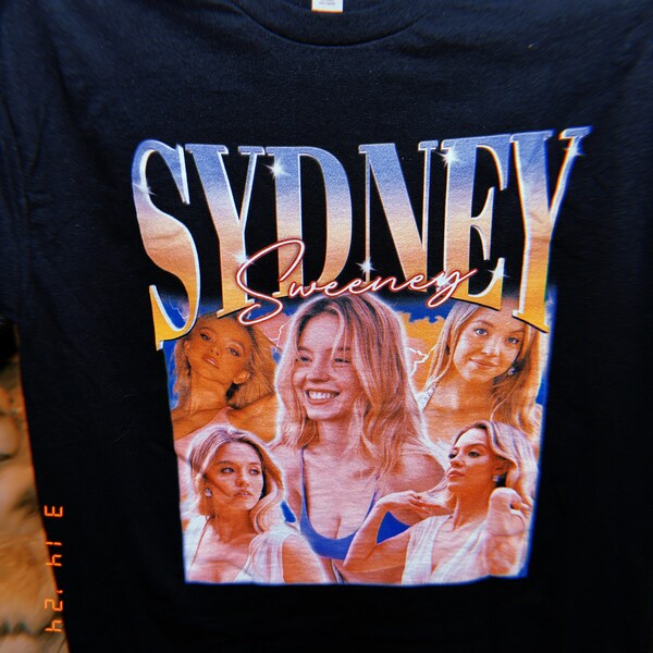 Sydney Sweeney, Sydney Sweeney Shirt, Sydney Sweeney Vintage Tshirt, Sydney Sweeney Fan Tees ...