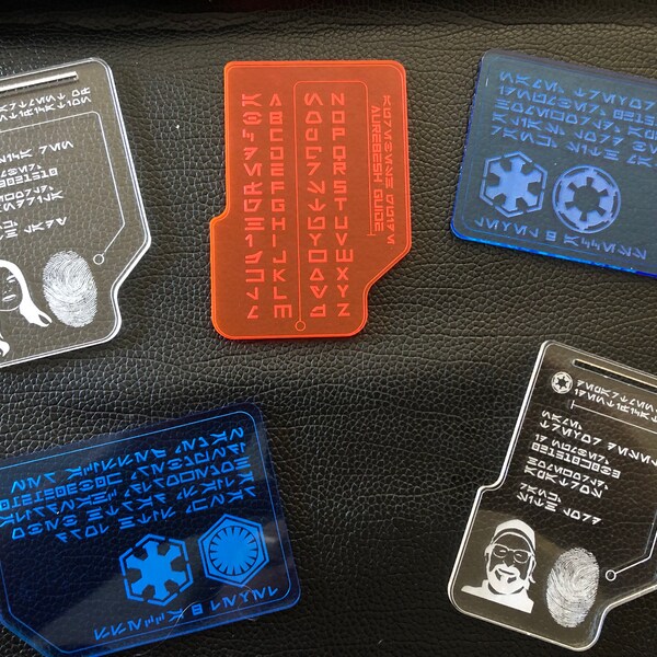 Star Wars Universe ID Card - Etsy