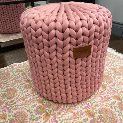 Coffee Table, HAND OTTOMAN Pouf, Nursery Decor, POUFFE Scandinavian ...