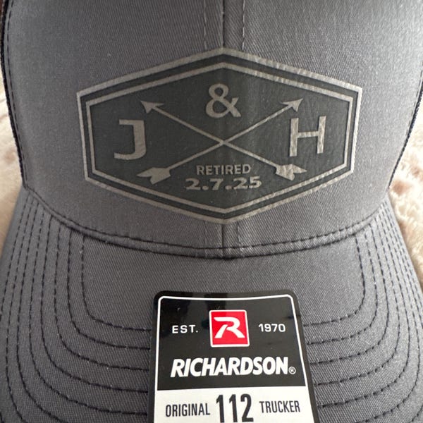 Custom Excavator Patch Hat, Construction Company Hats, Personalized ...
