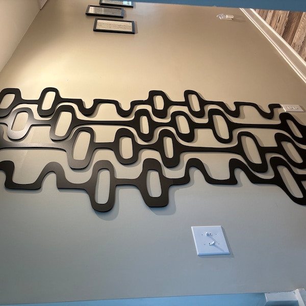 Retro 70s Decor, 3D Wall Panels, Mid-century Modern, 70s Vintage Look ...