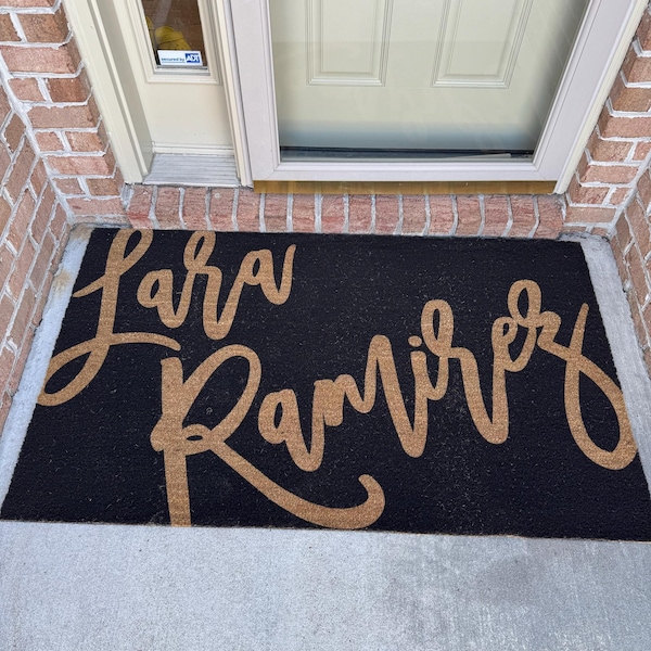 Hello Script Doormat,hello Doormat,extra Large Doormat,huge Doormat ...