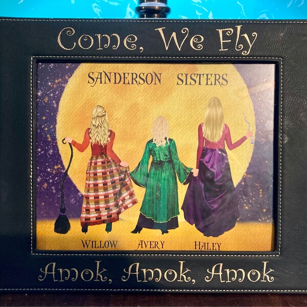Custom Disney Inspired Portrait, Personalized Print for Family, Friends ...