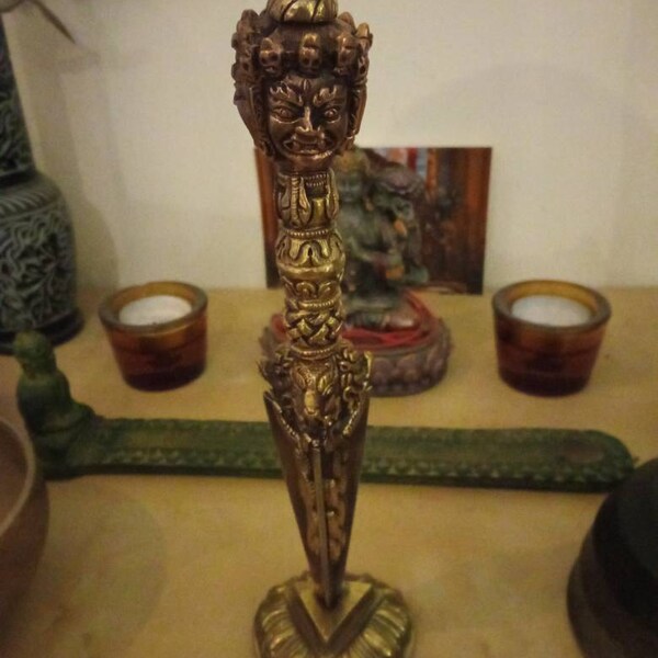 Hand Made , Best Quality , 3 Metal Triple Face Phurba , the Kilaya or ...