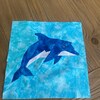 Dolphin Quilt Block Pattern, PDF Instant Download, Nautical Quilt Block ...