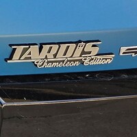 TARDIS Chameleon Edition Dr Who Car Emblem Chrome Plastic Not a Decal ...