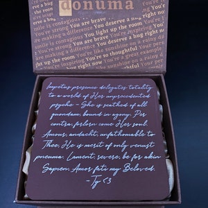 Custom Melody Music Box / Personalized Music Box With a Custom Metal ...