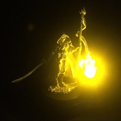 Torch Base With Flickering LED Light for Dungeons and Dragons - Etsy