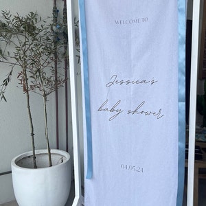 Linen Welcome Sign - Etsy