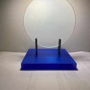 Aqua Wire Fused Glass Display Stand Small - Etsy