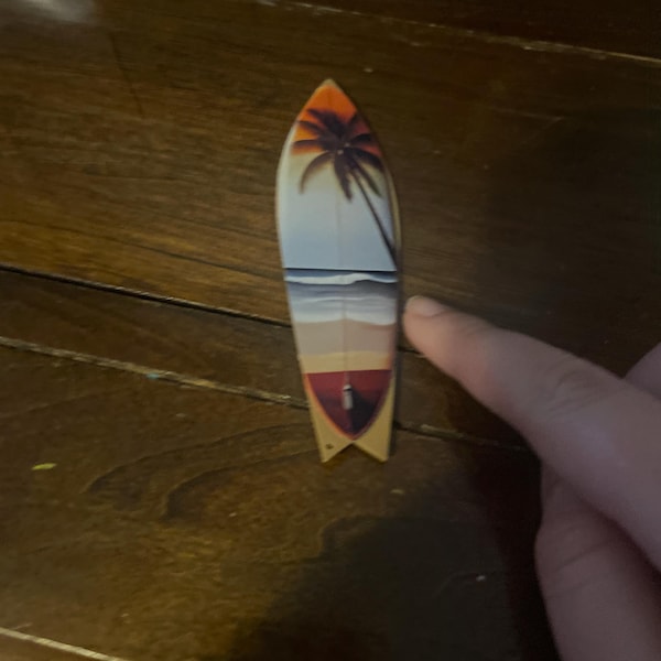1:12 Scale Miniature Surfboard Tiny Summer Scenes - Etsy