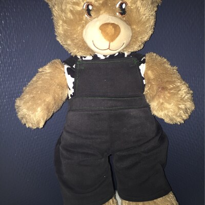 TEDDY BEAR DUNGAREES overalls Pdf Pattern. Fits 15-18 Inch Teddy Bears ...