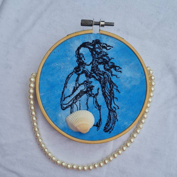 Line Art Embroidery Design File- Moon and Stars Machine Embroidery File ...