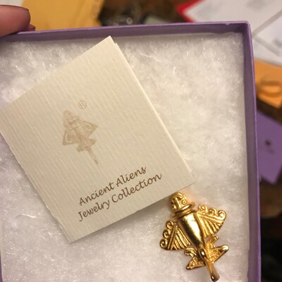 Quimbaya Flyer Ancient Aircraft Pin 24k Gold Plated Golden - Etsy