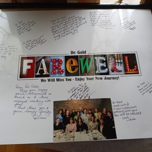 Retirement Signature Gift, Leaving Gift Retirement Signing Gift ...