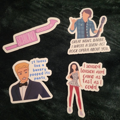 Life in the Dreamhouse Waterproof Vinyl Stickers, Schlond Poofa Sticker ...