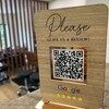 Mini QR Code Display Sign - Etsy