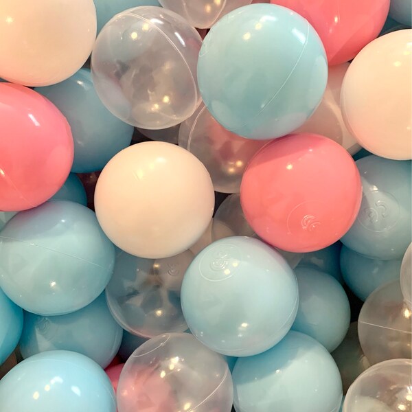 Colorful Plastic Pit Balls for Kids Pool Soft Ocean Balls Eco Friendly ...