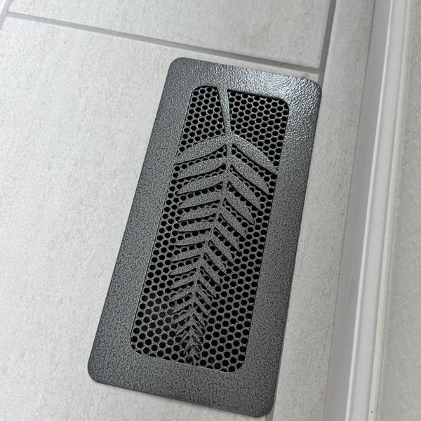 Fiddlehead / 4 X 10 Custom Heating Vents / Powder Coated Metal Floor ...