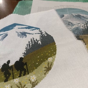 Alaska State Modern Cross Stitch Pattern Nature Counted Cross - Etsy