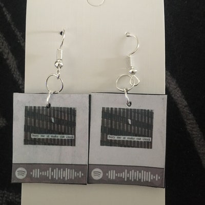 Custom Song/album Cover Earrings - Etsy