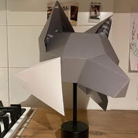 Cardboard Robot Head With Face Helmet Template. DIY Printable Pattern ...