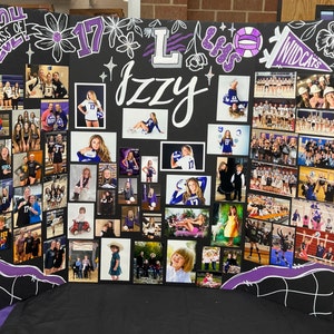 Senior Tri-fold Photo Display Board for Graduation Party - Etsy