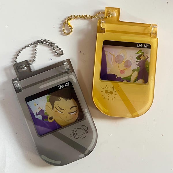JJK: Geto Gojo Flip Phone Charms - Etsy