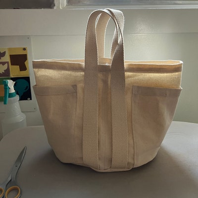 Caddy Tote Bucket Bag Canvas Bag Sewing Pattern Shopping Bag Pattern ...