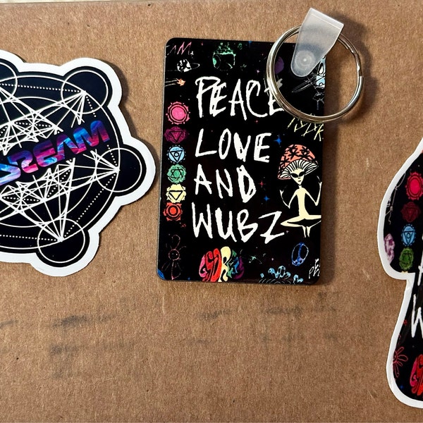 Subtronics Cyclops Army Double Sided Necklace Dogtag Chain Dubstep Rave ...