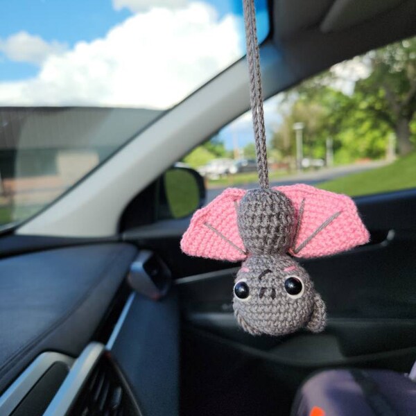 Cute Car Mirror Hanging Accessories for Women, Teens, Rear View Mirror ...