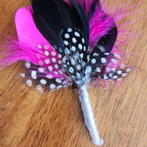Antler Boutonniere With Brown Twine, Dried Babysbreath, Pampas Grass ...