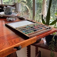 Buy Wood Briefcase for Writers. Handmade With Walnut and Leather. Carry ...