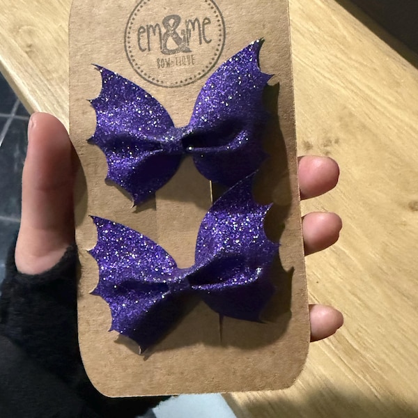 Ghost Hair Bow, Halloween Bow - Etsy