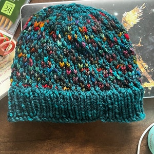 The Stained Glass Beanie Knitting Pattern Instant PDF Digital Download ...