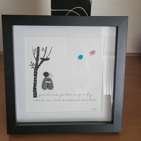 A Beautiful Soul, Pebble Art, Pebble Artwork, Home Decor, Wall Art, Sea ...