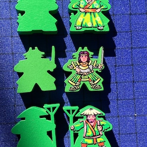 LORDS of WATERDEEP Meeples Upgrade Kit Stickers Free Scoundrels of Skullport Decals Kit Premium ...