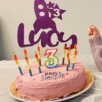 Number 8 Cupcake Toppers, Eight Food Picks, 8th Birthday Decorations ...