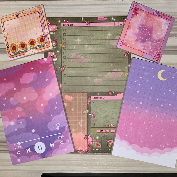 Sunflower Dreams Window Aesthetic Sticky Note - Etsy
