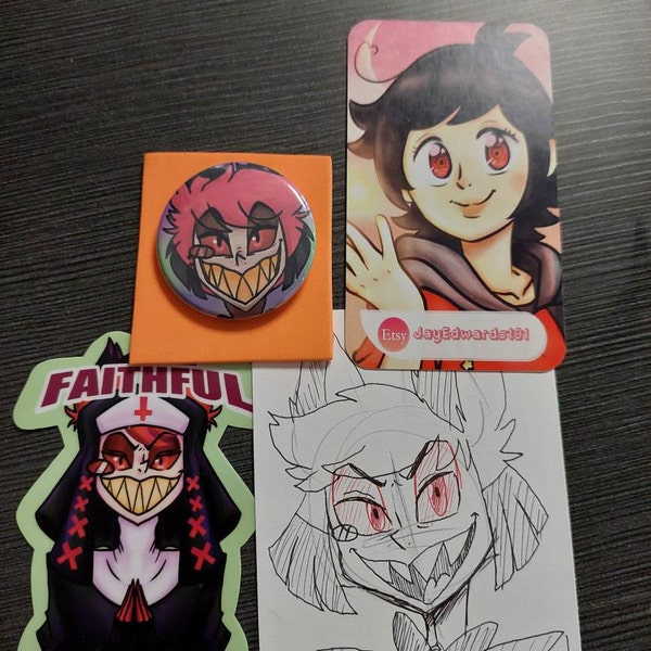 Hazbin Hotel & Helluva Boss Buttons! - Etsy
