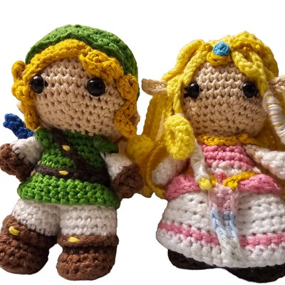 PDF: Zelda and Link Inspired Amigurumi Doll Crochet Pattern by ...