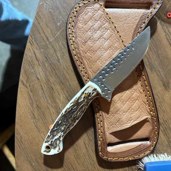 Custom Hand Made Hoof Rasp Steel Cowboy Knife,gift for Husband,easter ...