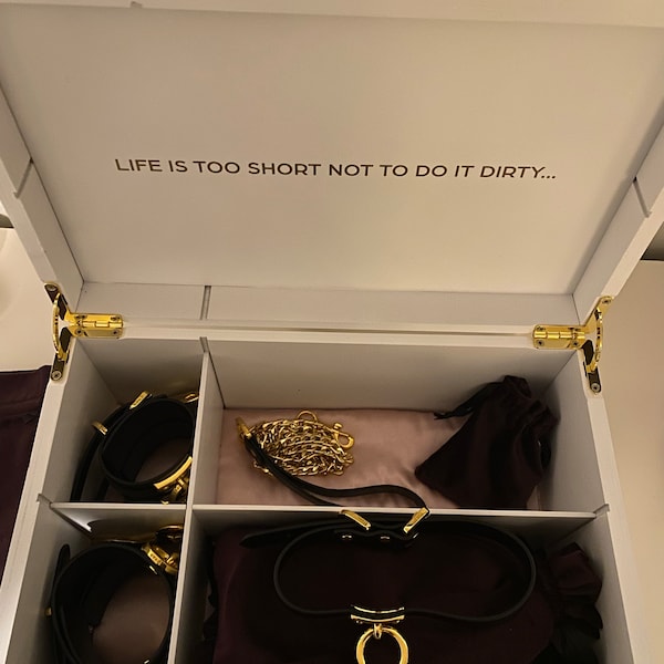 Lockable Adult Toy Storage Box Large Size, Sexy Valentines Gift - Etsy