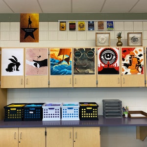 Printable Children's Book Character Gallery Wall Poster Bundle SET 2 ...