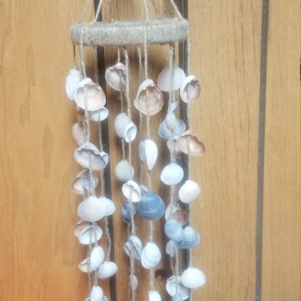 Seashells Hanging, Beach Decor, Sea Shell Art, Ocean Vibes, Garden ...