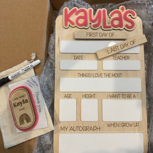 Personalized Elf Accessory, Dry Erase Reusable Elf Prop, Christmas ...