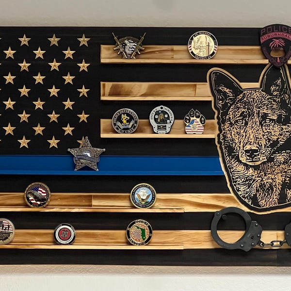 NCIS Rustic Subdued American Flag. Naval Criminal Investigative Service ...