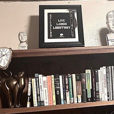 Lobotomy Orbitoclast & Hammer Surgical Medical Tools Shadowbox With ...